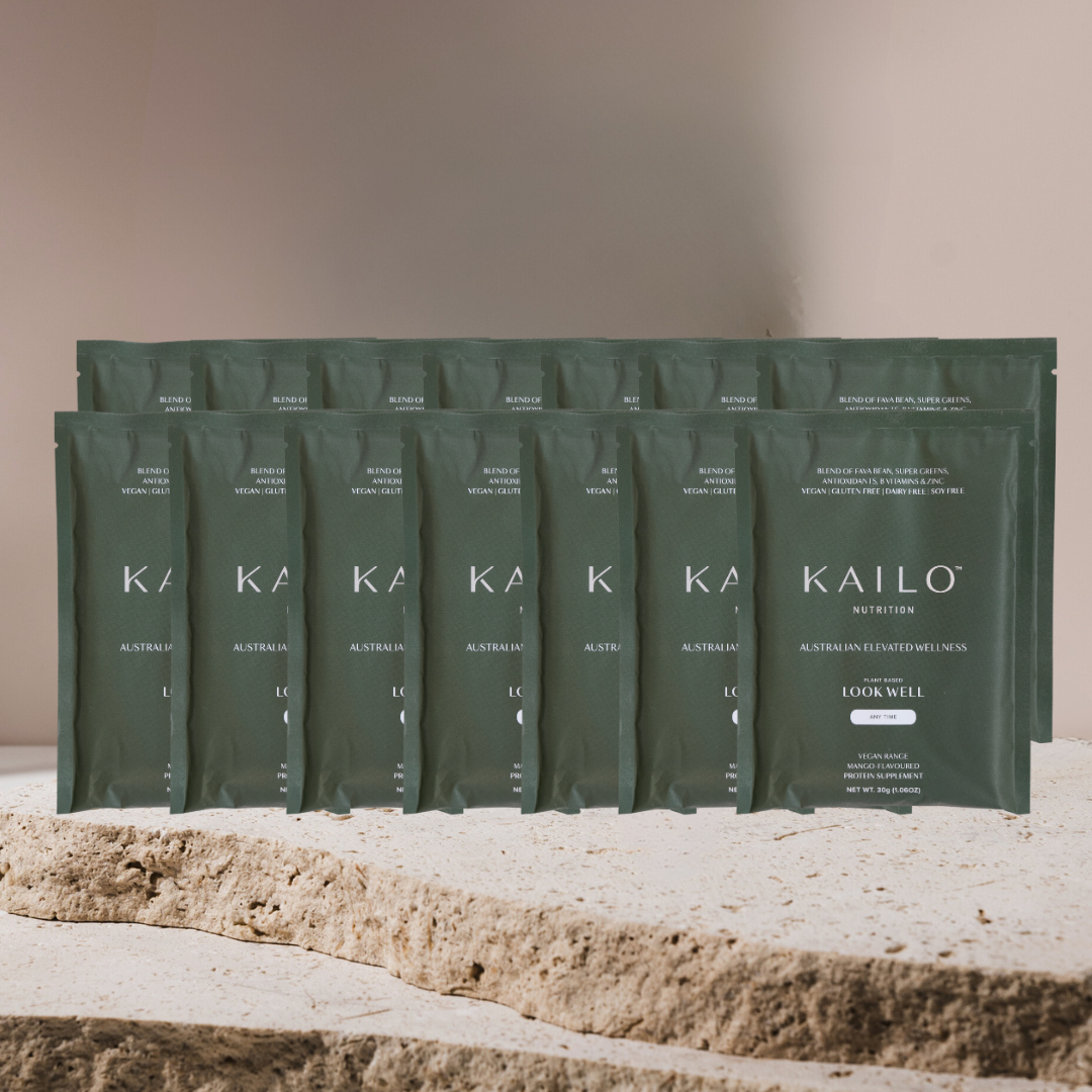 Look Well (Plant Protein Super Greens) - Mango 14 x 30g pack – KAILO Nutraceuticals Global
