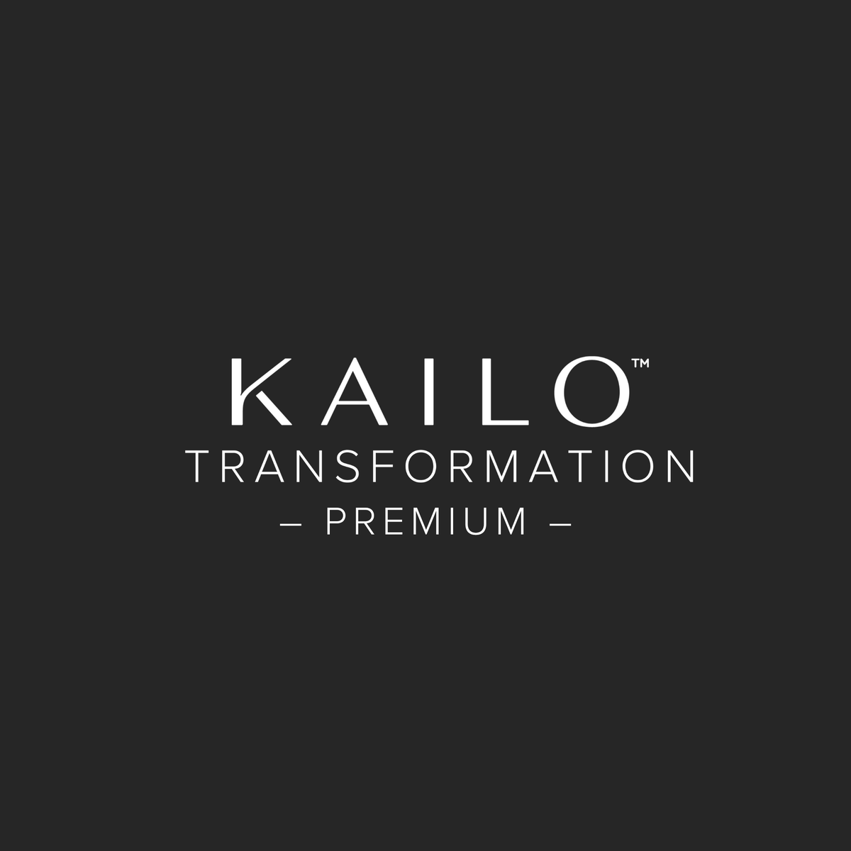 KAILO Transformation Premium Program – KAILO Nutraceuticals Global